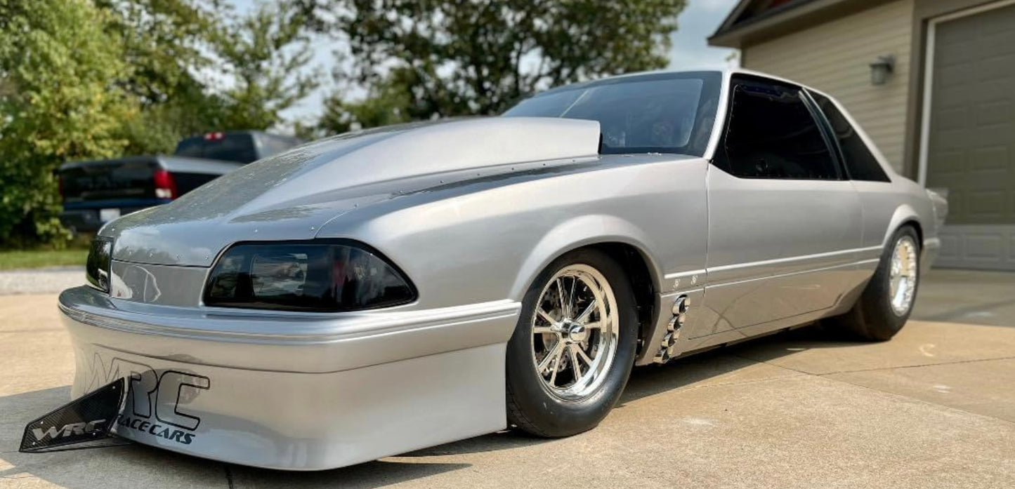 Joe Van O 87-93 Ford Mustang Pin On Bubble Cowl Hood (Made in Canada ...